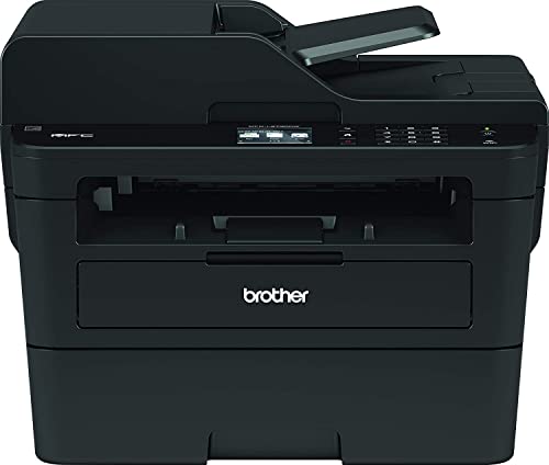 Brother MFC-L27 30DW Compact Wireless Monochrome All-in-One Laser Printer - Print Copy Scan Fax - Mobile Printing - Auto Duplex Printing - 50 Sheets ADF - Up to 36 ppm - 2.7" Touchscreen + HDMI Cable