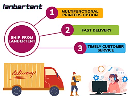 HP OfficeJet Pro 8028e All-in-One Wireless Color Inkjet Printer, Print Copy Scan Fax for Home Office Use, 20 ppm, Auto Duplex, 2.7" Color TS, Wi-Fi, Lanbertent Printer Cable