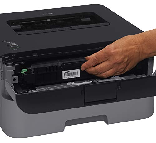 Brother HL-L2300 Monochrome Laser Printer with Duplex Printing for Business Office Home - 2400 x 600 Resolution - 27 ppm Print Speed, Hi-Speed USB 2.0, 250-sheet Capacity, Tillsiy USB Printer Cable