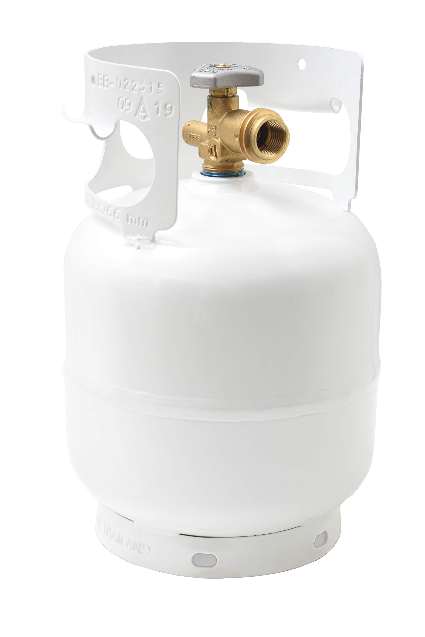 Flame King Propane Torch Kit Heavy Duty Weed Burner, 500,000 BTU & YSN5LB 5 Pound Propane Tank Cylinder, Great For Portable Grills, Fire Pits, Heaters And Overlanding, White