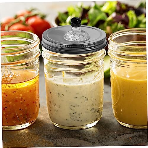 JOINPAYA 2 Set Acrylic shaker pour spout covers drinks spout cover boxed Mouth cover dispenser pouring spout oil tank can wine pourer mason jar liquid nozzle Spout beverages