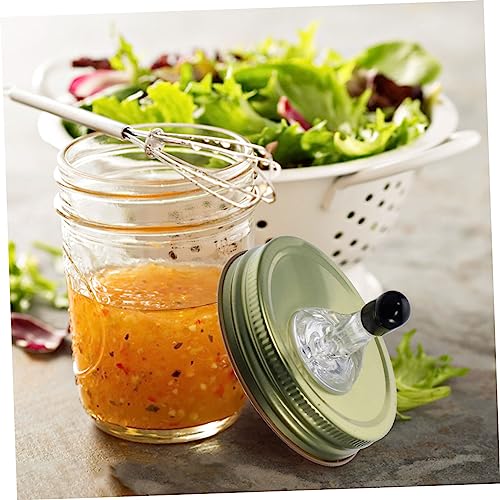 JOINPAYA 2 Set Acrylic shaker pour spout covers drinks spout cover boxed Mouth cover dispenser pouring spout oil tank can wine pourer mason jar liquid nozzle Spout beverages