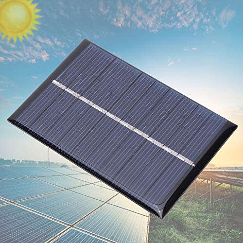 2Pcs 0.6W 5V Solar Panel, Polysilicon Solar Panel for Small Power Appliances, 80x55mm Solar Charging Panel for Emergency Lights, Advertising Lights