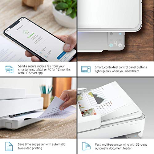HP Wireless All in one Inkjet Printer Mobile Print, Scan & Copy Color Printer with 6 ft Cable for Home and Office use