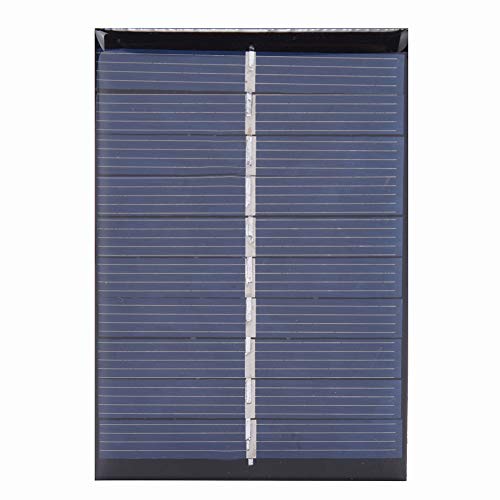 2Pcs 0.6W 5V Solar Panel, Polysilicon Solar Panel for Small Power Appliances, 80x55mm Solar Charging Panel for Emergency Lights, Advertising Lights