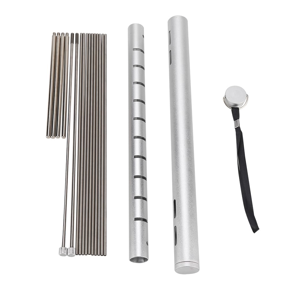 TOPINCN Folding Campfire Grill Grate, Portable Compact Camping Grill Stainless Steel Folding BBQ Tube Outdoor Backpackers for Picnic Garden Cooking 30.7x27.5x21.2cm