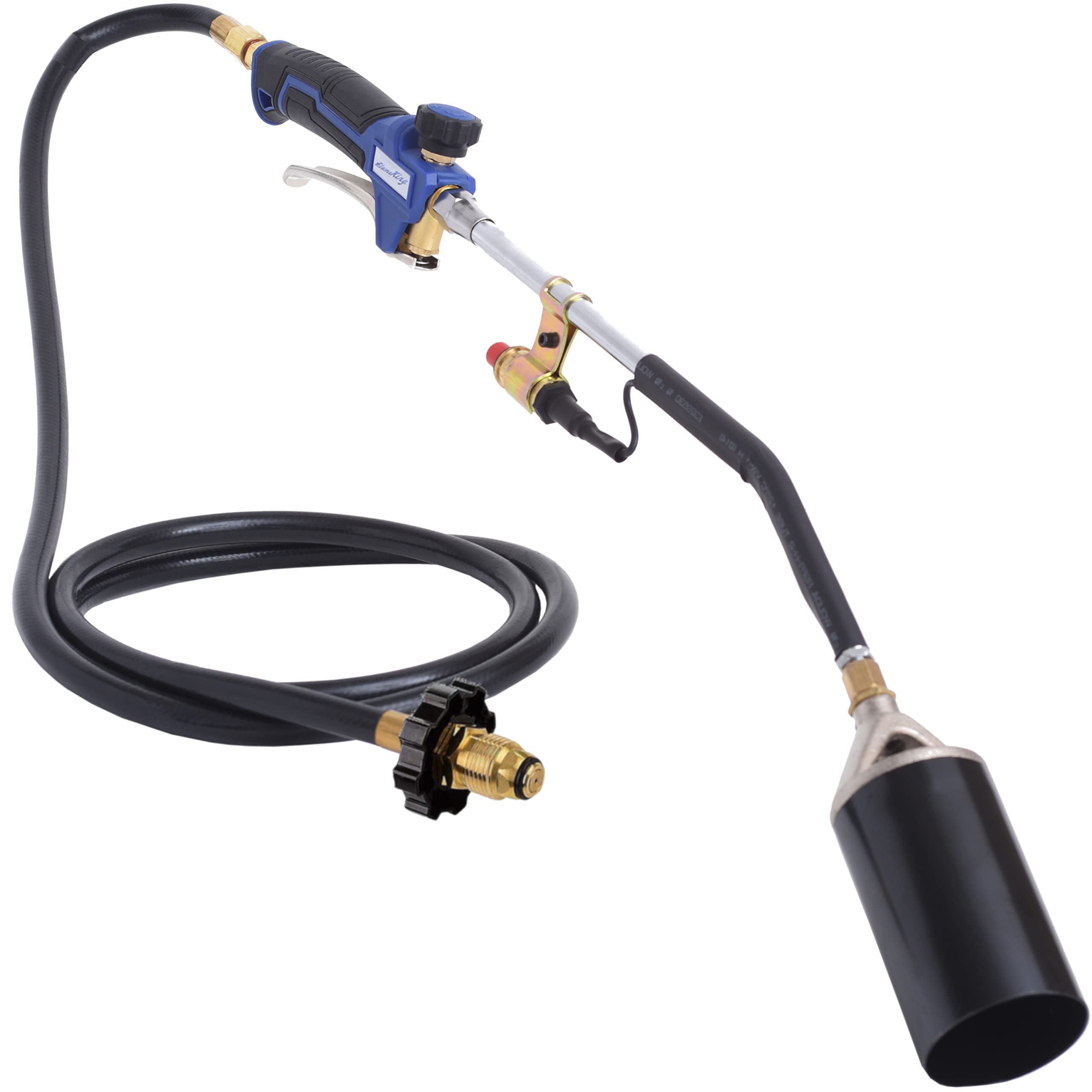 Flame King Propane Torch Kit (340,000 BTU) and Propane Tank Gauge Level Indicator