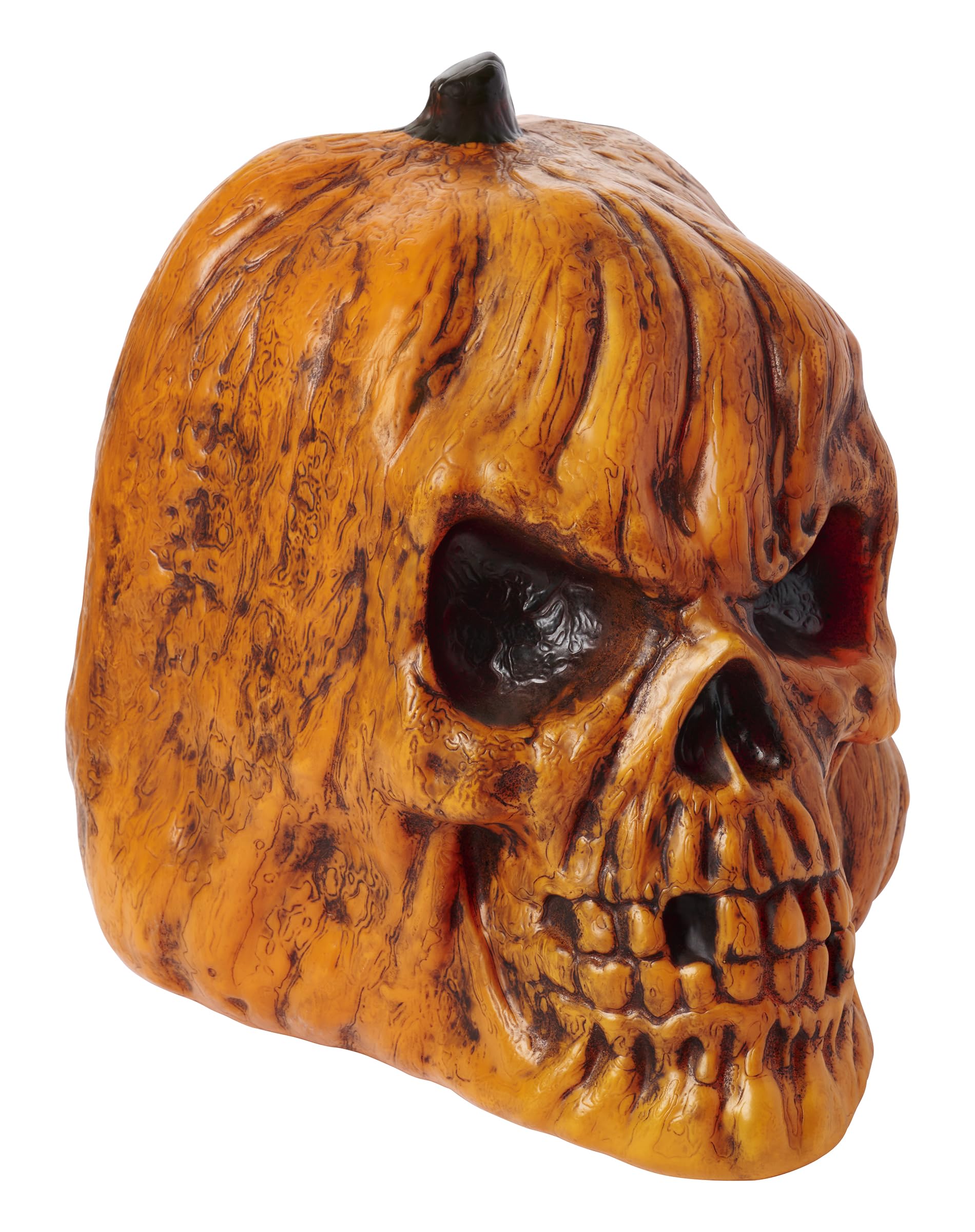 Spirit Halloween Pumpkin Skull | Horrifying Halloween Decoration | Perfect for Haunted Houses