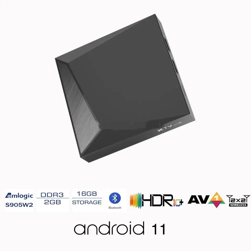 2023 Meentek Smart XTV Air Box Android 11, 2GB RAM 16GB ROM,100M LAN, MYTV Online, 5G WiFi + Magnetic car Phone Holder Free.. better than any mag or formular boxes