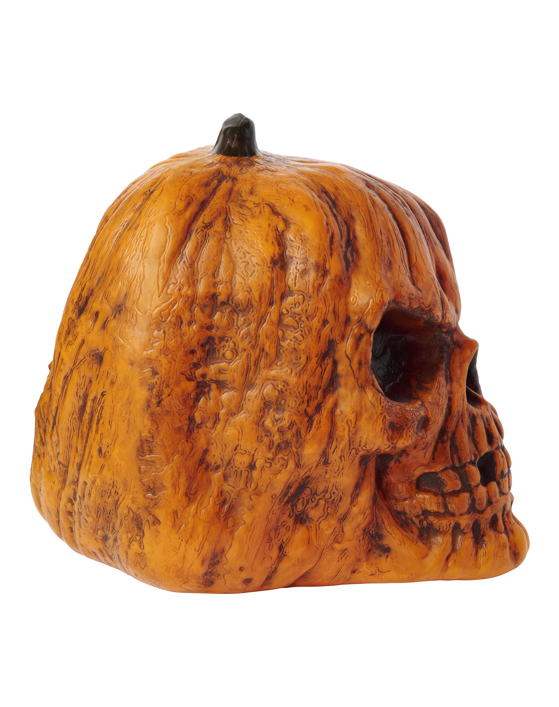 Spirit Halloween Pumpkin Skull | Horrifying Halloween Decoration | Perfect for Haunted Houses