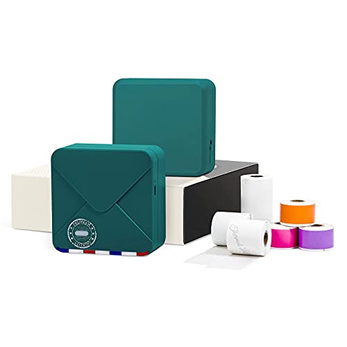 Phomemo M02S 304dpi Pocket Printer- Bluetooth Thermal Photo Printer, Black and White Print-Out Phone Printer for Photo Printing, Plan Journal, Organization, DarkGreen