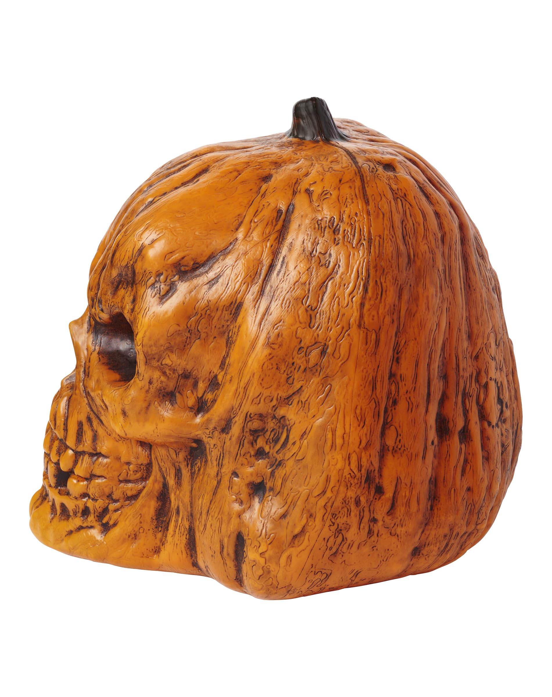 Spirit Halloween Pumpkin Skull | Horrifying Halloween Decoration | Perfect for Haunted Houses
