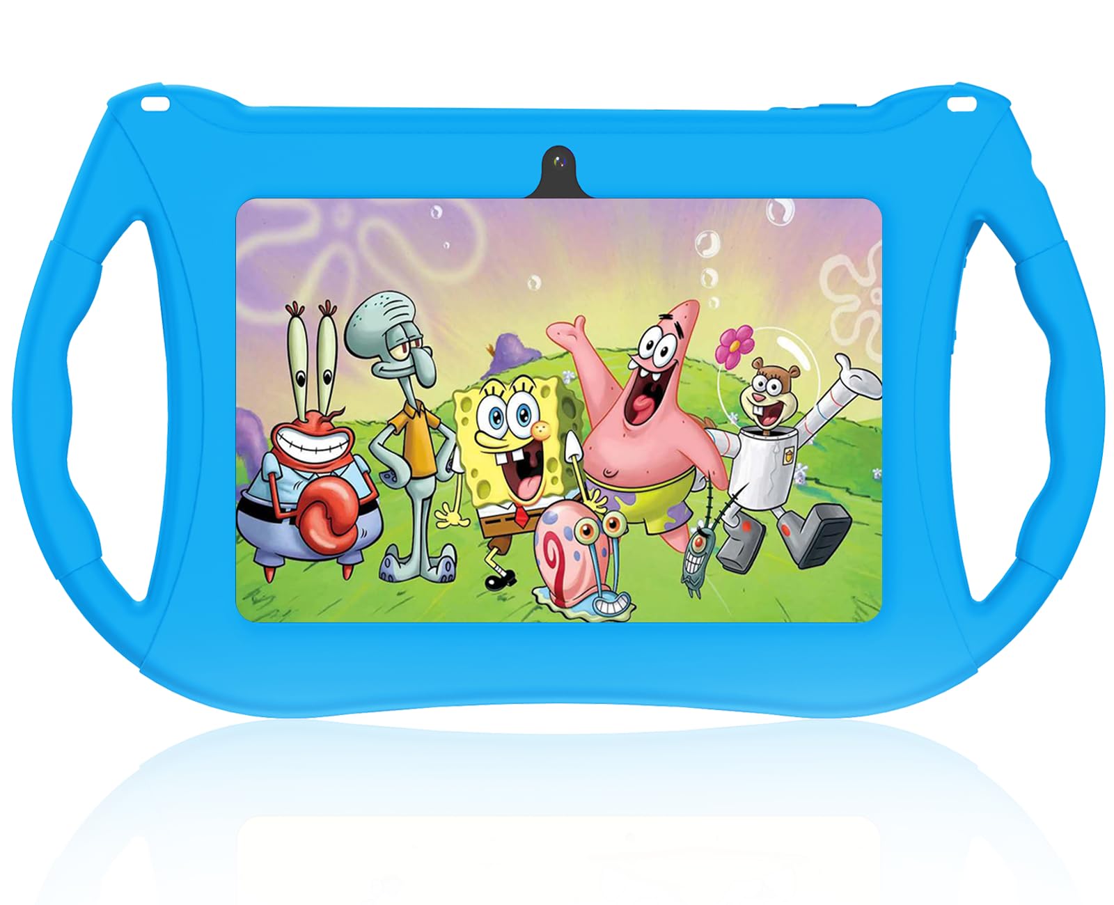 RliyOliy Kids Tablet, 7 inch Android 12 Tablet for Kids, 3GB RAM 32GB ROM Toddler Tablet with Bluetooth, WiFi, GMS, Parental Control, Dual Camera, Educational, Games(Blue)