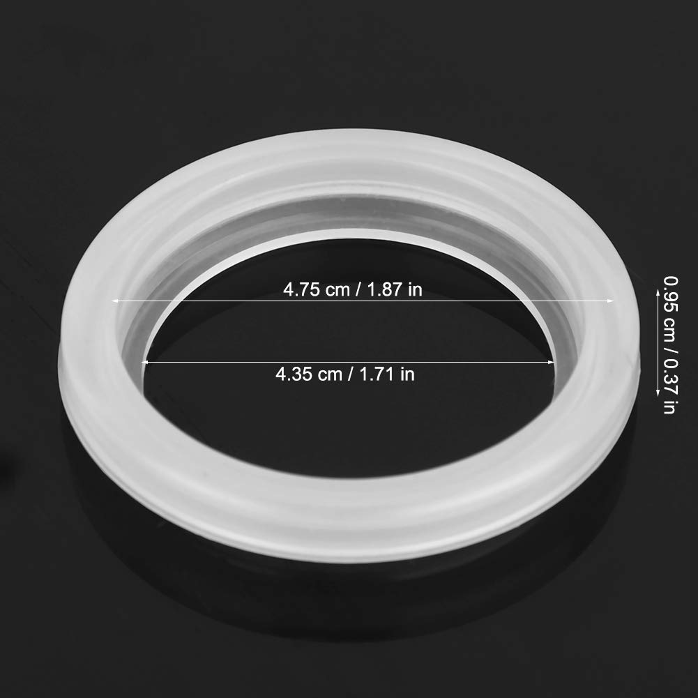 Rubber Seals Rings for Glass Jars, Wide Mouth Silicone Sealing Rings Gaskets Replacement Silicone Jar Gaskets for Leak Proof Mason Jar Lids