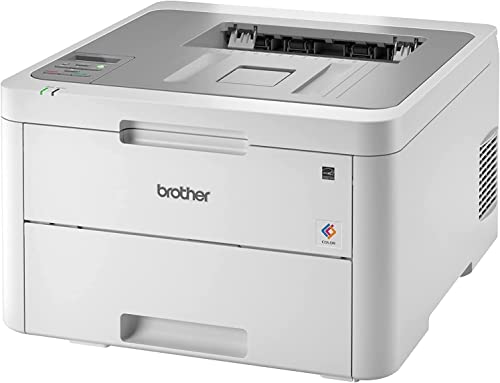 Brother HL-L32 10CW Series Compact Wireless Digital Color Laser Printer - Mobile Printing - Print Up to 19 Pages/Min - Up to 250-sheet/tray - Up to 2400 x 600 DPI - Mono Display + HDMI Cable