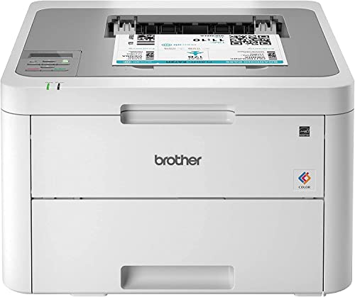 Brother HL-L32 10CW Series Compact Wireless Digital Color Laser Printer - Mobile Printing - Print Up to 19 Pages/Min - Up to 250-sheet/tray - Up to 2400 x 600 DPI - Mono Display + HDMI Cable