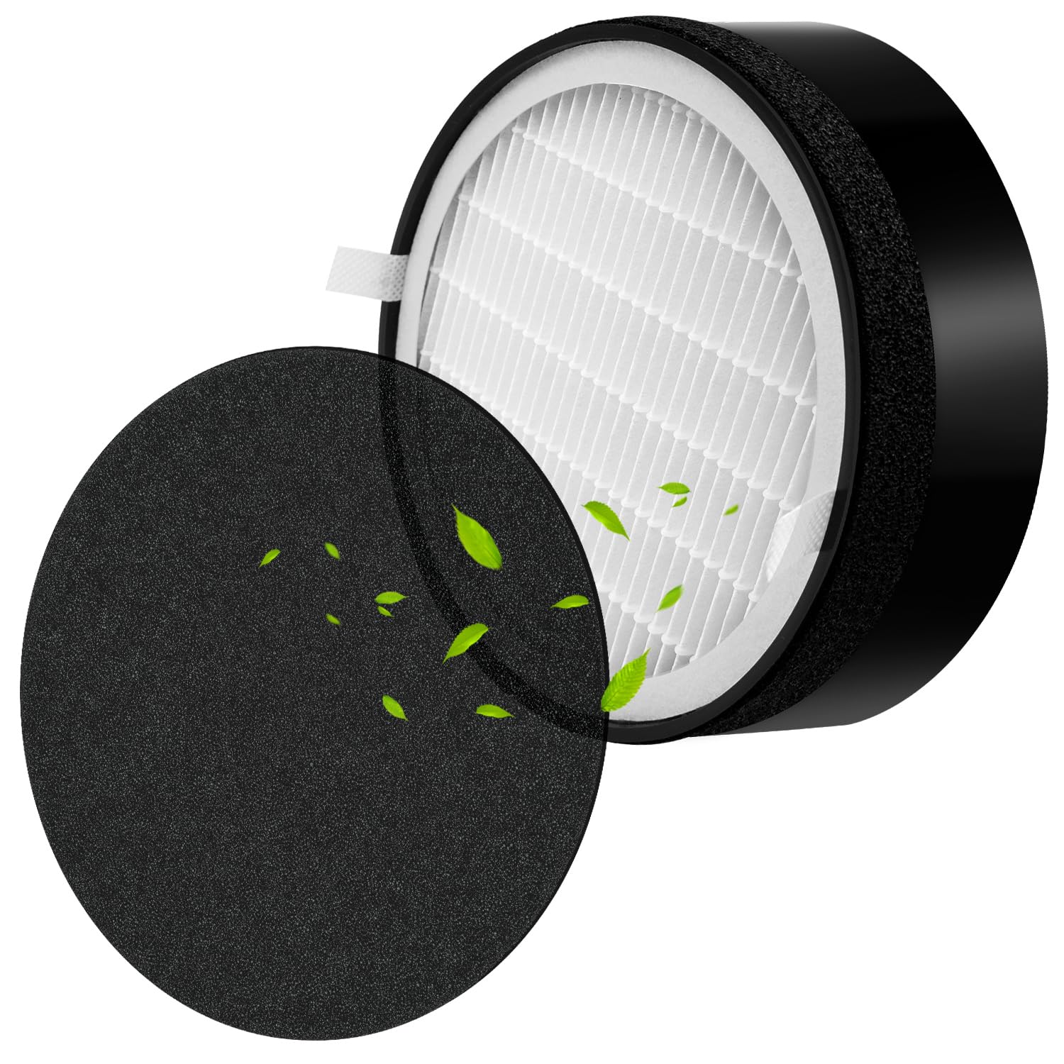 LV-H132 Replacement Filter Compatible with LEVOIT LV-H132 Air Purifier Filter, 3-in-1 Nylon Pre-Filter, H13 True HEPA Replacement Air Filter, Activated Carbon Filtration System, Part # LV-H132-RF