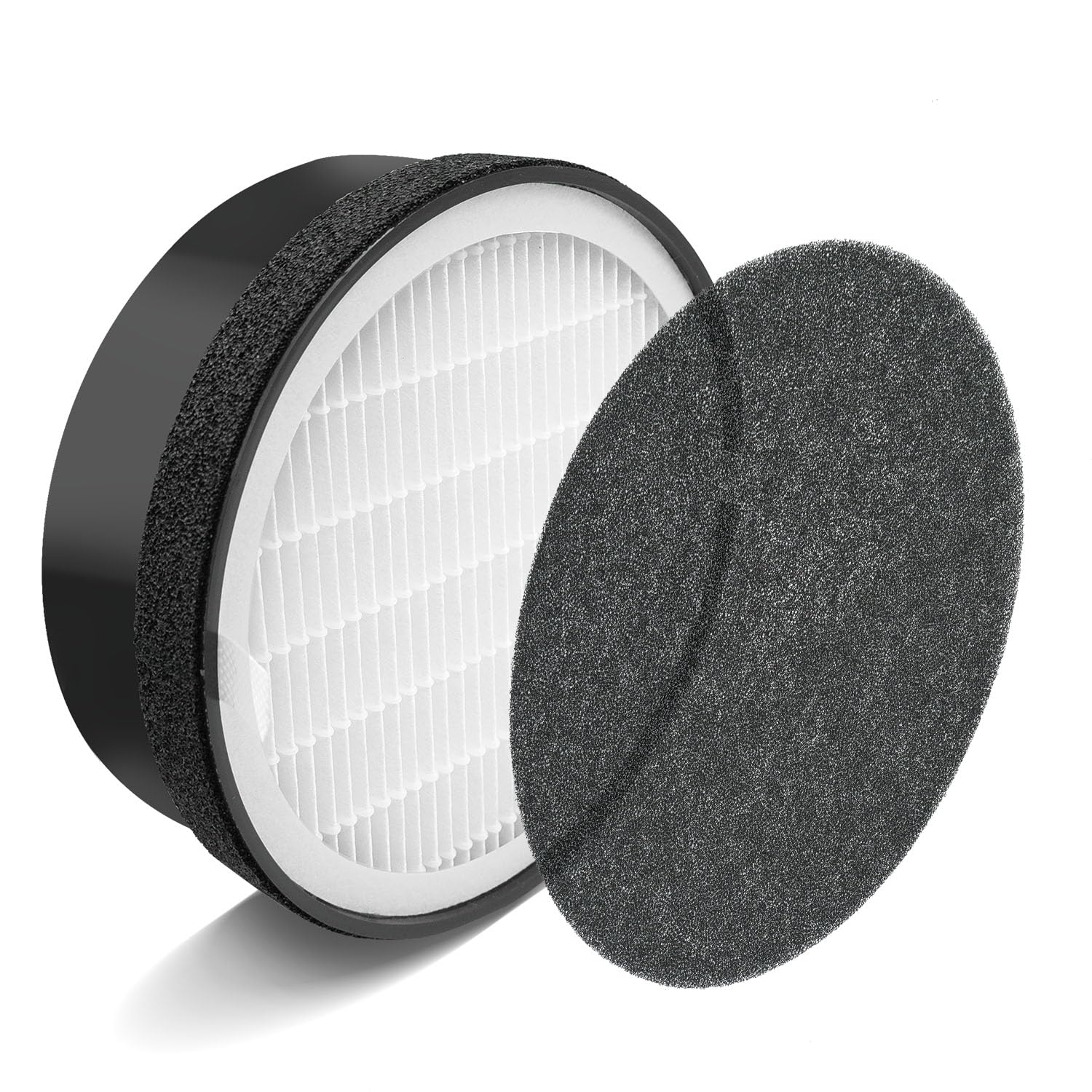 LV-H132 Replacement Filter Compatible with LEVOIT LV-H132 Air Purifier Filter, 3-in-1 Nylon Pre-Filter, H13 True HEPA Replacement Air Filter, Activated Carbon Filtration System, Part # LV-H132-RF