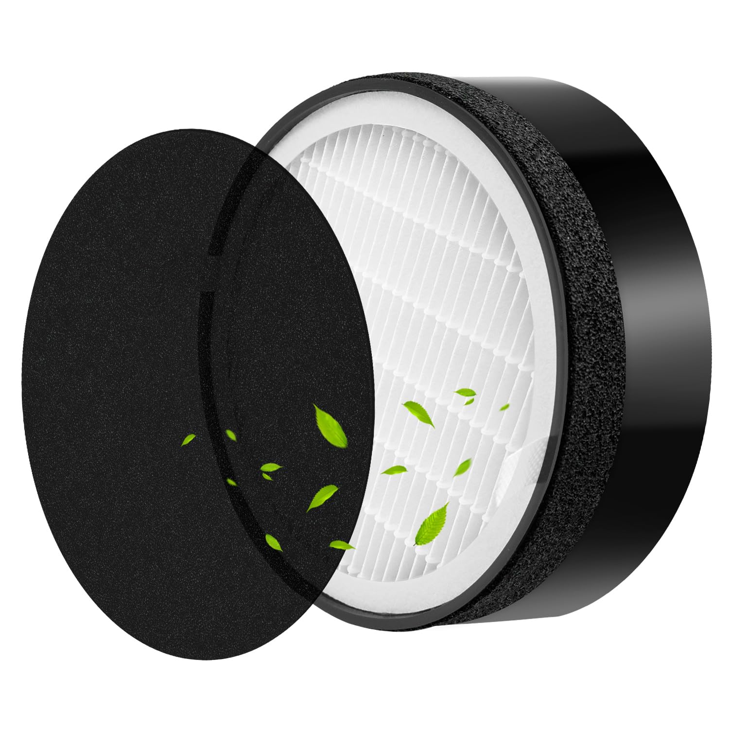 LV-H132 Replacement Filter Compatible with LEVOIT LV-H132 Air Purifier Filter, 3-in-1 Nylon Pre-Filter, H13 True HEPA Replacement Air Filter, Activated Carbon Filtration System, Part # LV-H132-RF