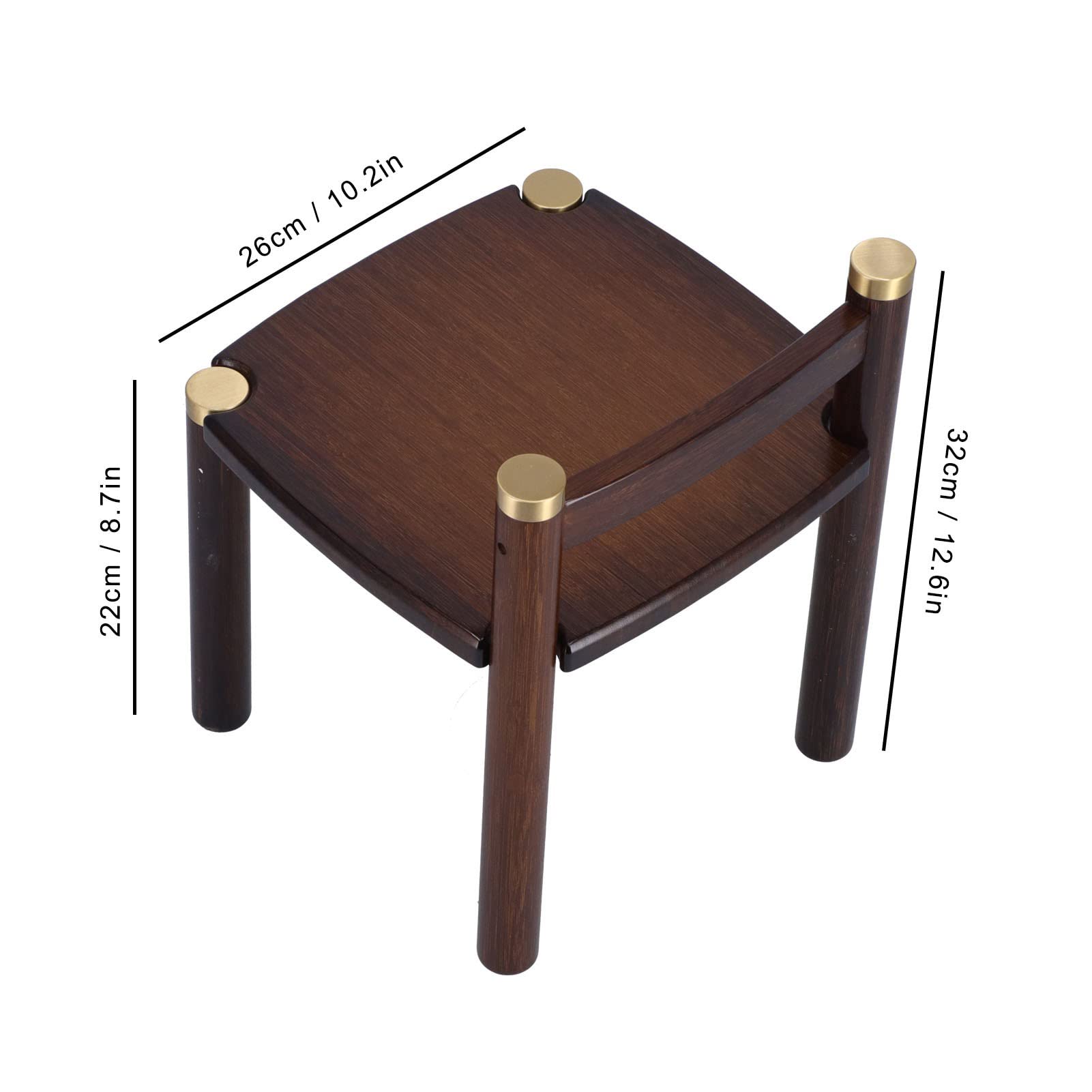 XPSSJMU Kid Chair, Bamboo Chair with Lovely Stylish Innovative Durable Low Dining Chair for Home Garden Courtyard, Easy and Quick to Install, Anti-Collision Rounded Corner Design