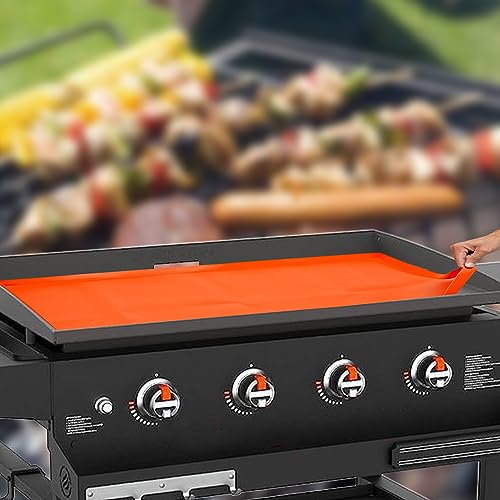 Silicone Griddle Mat for Blackstone 28 Inch Griddle, Heavy Duty Silicone Grill Mat, Protect Griddle Cooking Surface from Dust, Debris, Rust, Silicone Griddle Cover Flat Top Griddle Keep Griddle Clean