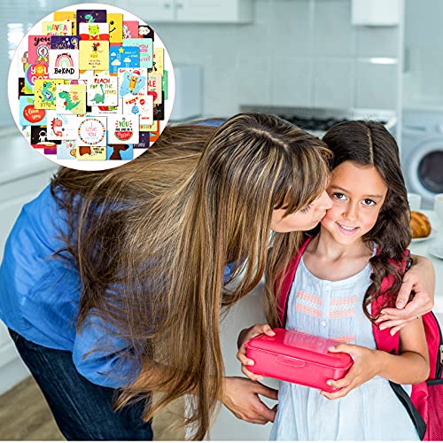 120 Pieces Lunch Box Notes for Kids Cute Lunchbox Notes for Kindergartners Inspirational and Motivational Kids Lunch Box Notes Back to School Gifts for Kids ,60 Style (Lovely Style)
