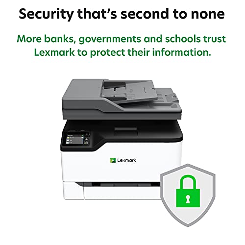Lexmark MC3326i Colour Multifunction Laser Printer with Print, Copy, Scan and Wireless Capabilities, Two Sided Printing with Full Spectrum Security and Prints Up to 26ppm (40N9660) (Renewed)