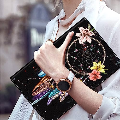 Case for iPad 10.2 9th / 8th / 7th Generation (2021/2020/2019 Model) 10.2 Inch, iPad Air 3 Case/10.5 Inch Pro, Multi-Angle Smart Stand Cover Auto Sleep/Wake,Colorful Dream Catcher