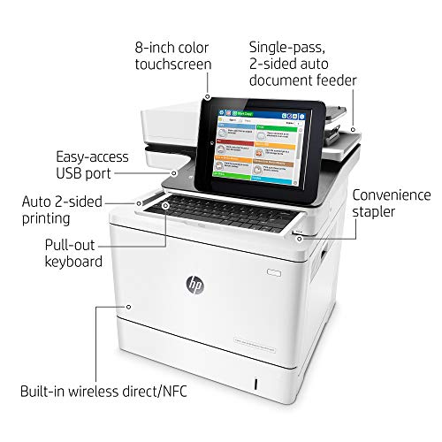 HP Color LaserJet Enterprise Flow MFP M577z | Streamline complicated workflows | Fast scan speeds | Built-in OCR software (B5L48A)