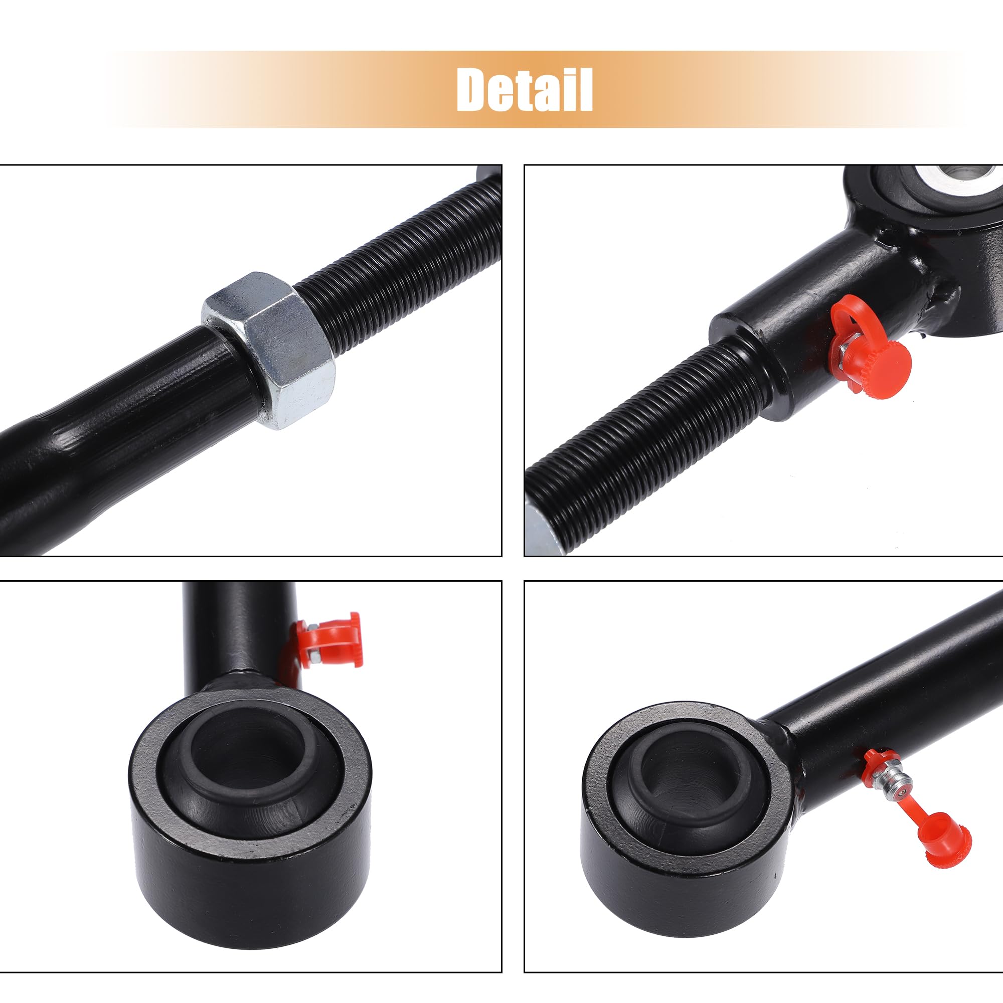 X AUTOHAUX 1 Set 2.5"-6" Adjustable Front Sway Bar Quick Disconnect End Links for Jeep Wrangler TJ 1997-2006 for Cherokee XJ 1984-2001 Replace 2030 Swaybar Quicker Disconnect System