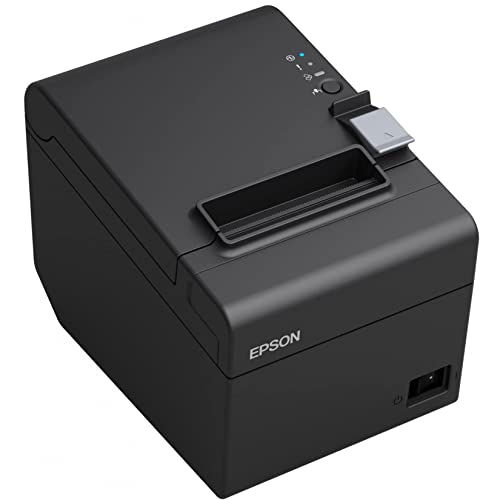 Epson TM-T20III Thermal POS Receipt Printer - USB Type B, Serial Interfaces and DK Port - Thermal Line Printing Technology, Print Speeds Up to 250mm/sec, 203 dpi, Auto-Cutter, DAODYANG Printer_Cable