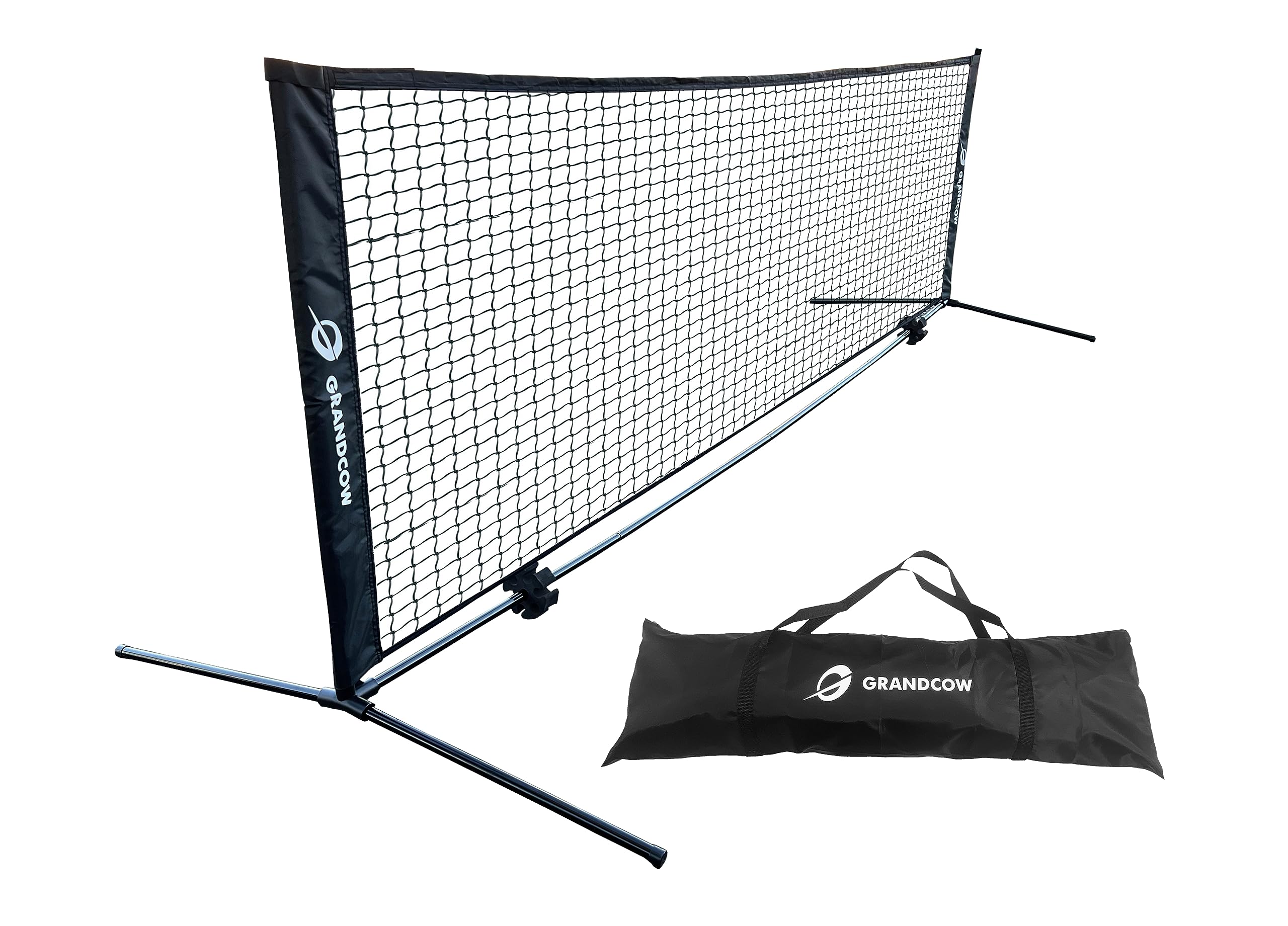 Portable Quick Set Mini Tennis Net 10ft for Padel Tennis net, Tennis net, Pickleball net on Driveway Backyards with Carrying Bag (10 ft)