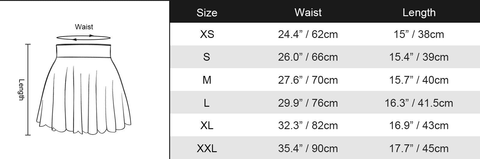 DRESHOW Polka Dot Basic Versatile Stretchy Flared Casual Mini Skater Skirt for Women Girls