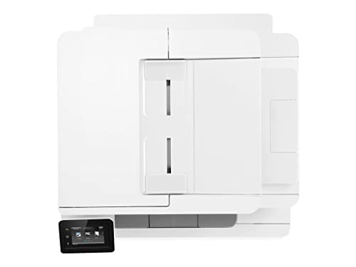 HP Color Laserjet Pro M283cdw Wireless All-in-One Laser Printer, Print Scan Copy Fax, Auto 2-Sided Printing, Remote Mobile Print, 22ppm, 260-Sheet, 256MB, White - Bundle with JAWFOAL Printer Cable