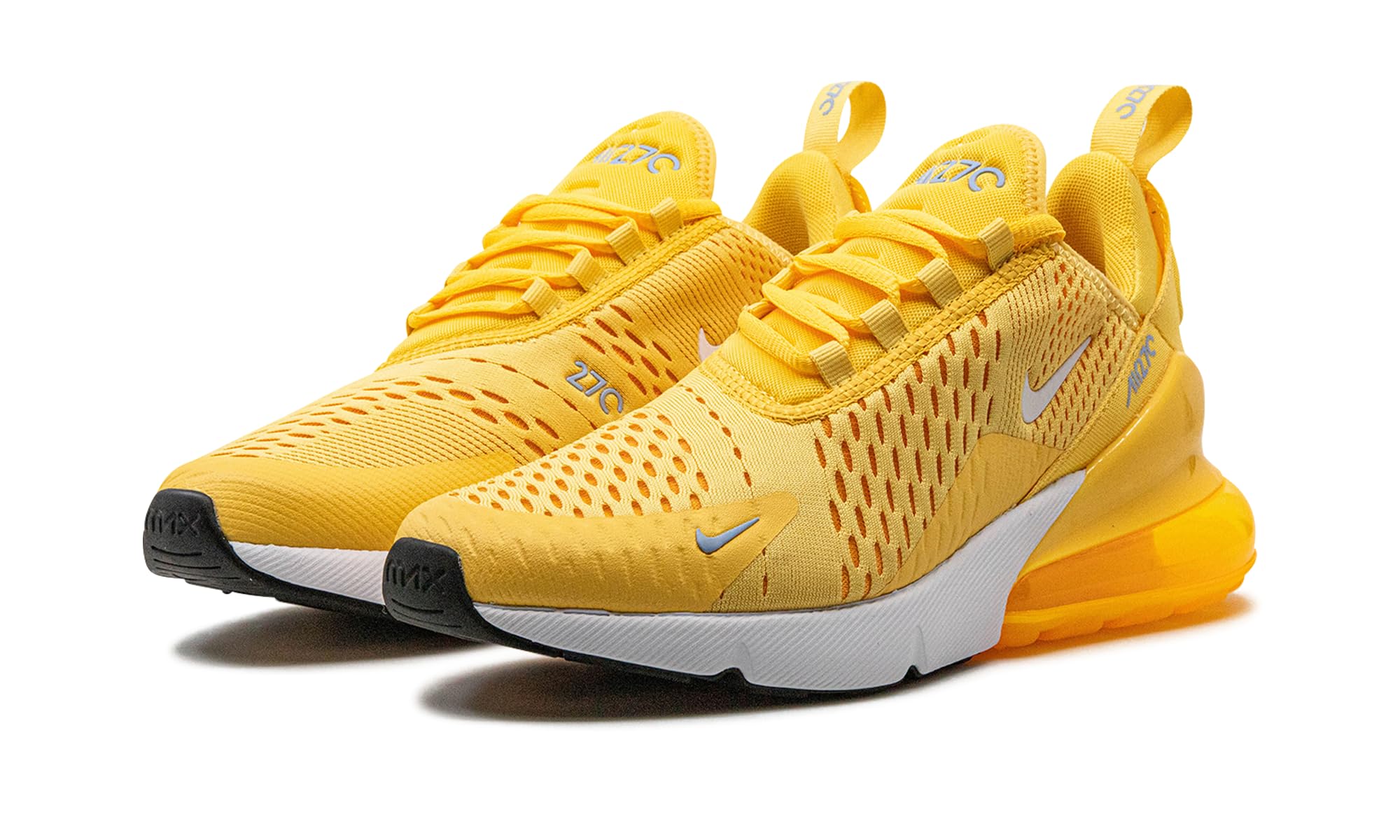 NIKE Women's Shox Q'Vida, Yellow White, 3.5/4 UK