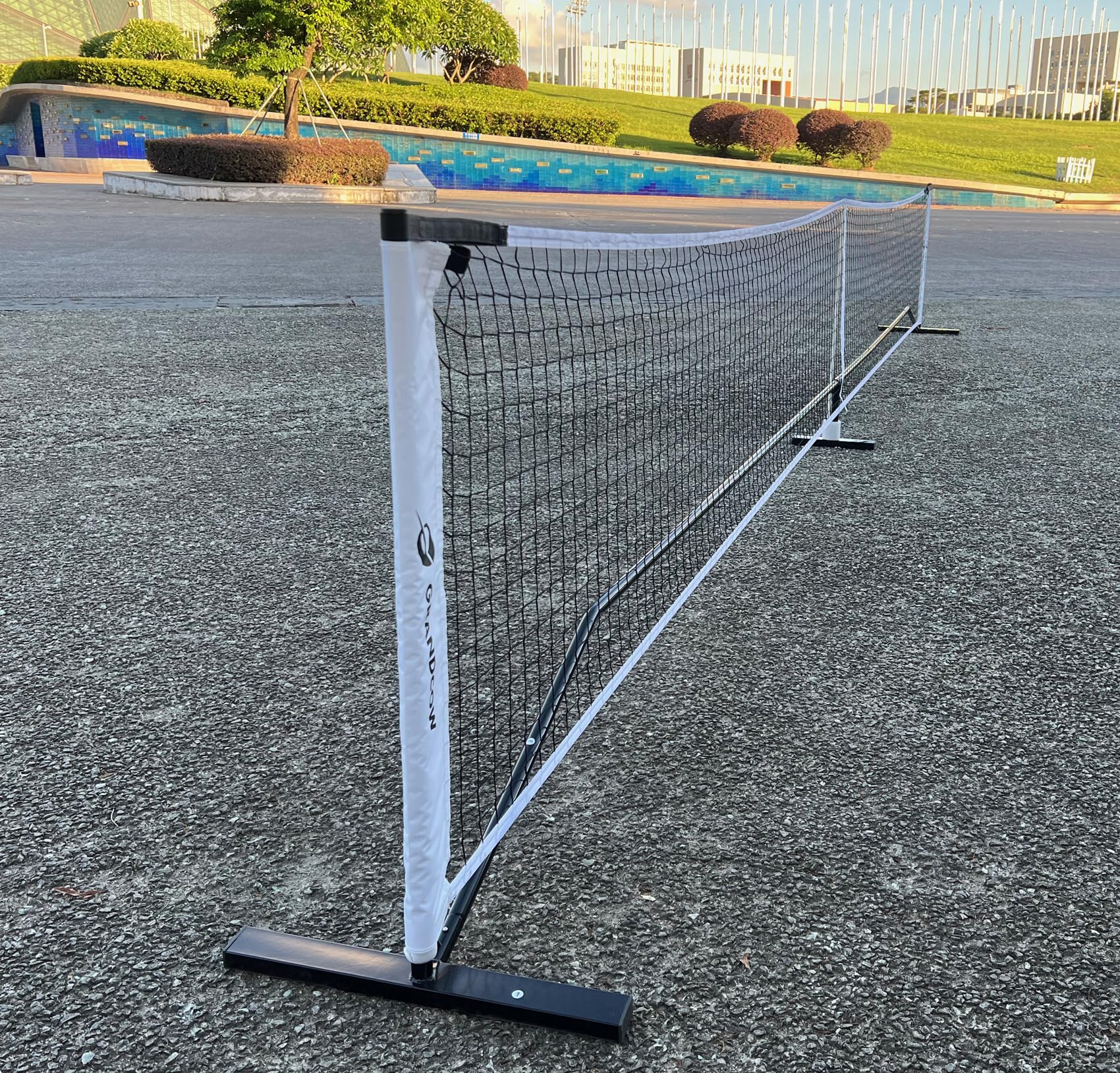 Pickleball Nets, 22 FT Regulation Size Portable Outdoor Picklenet Tennis Net with Carrying Bag for Driveway Backyards (22Ft)