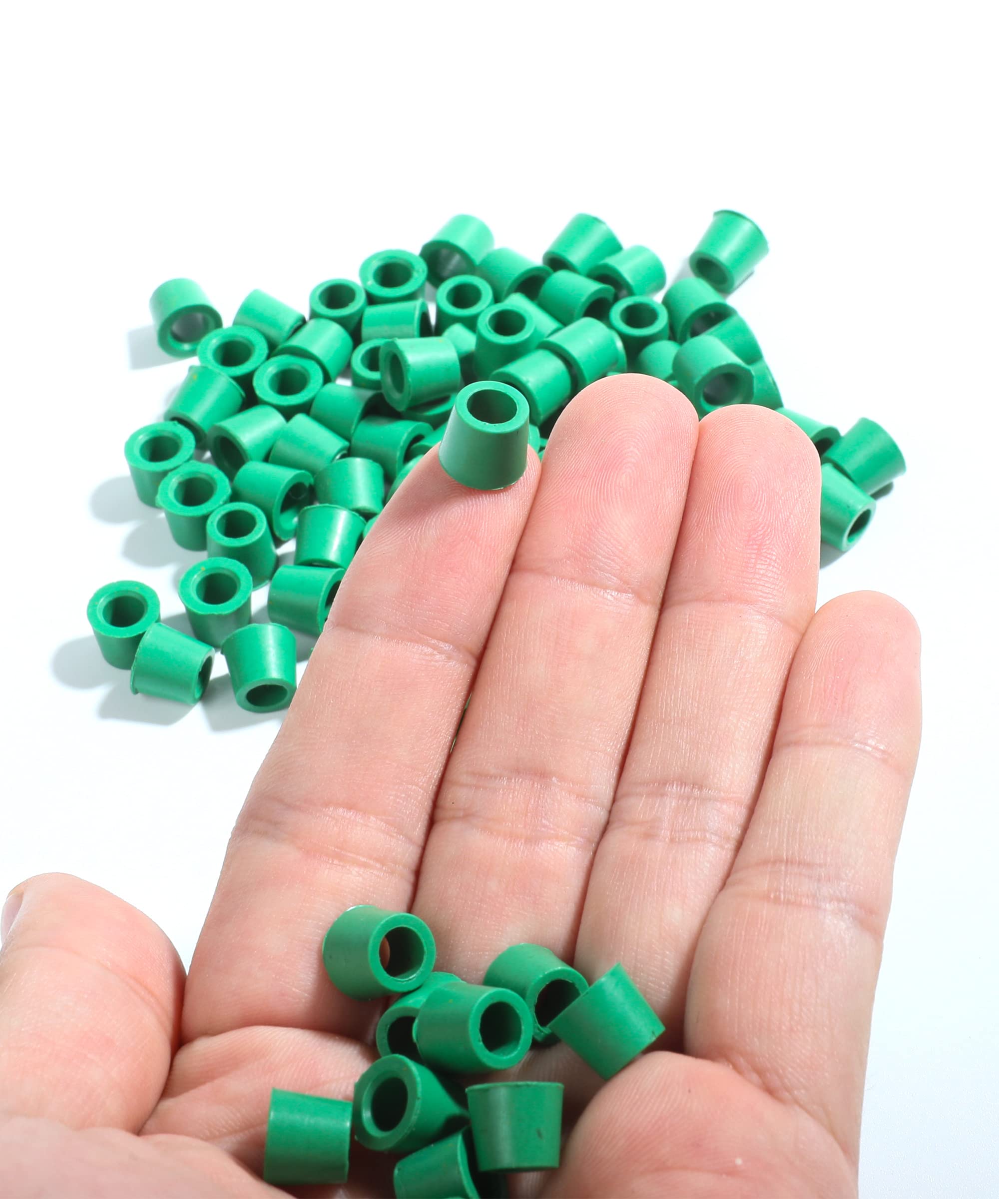 ESEWALAS 100pcs Rubber Gasket,Rubber Manifold Repair Sealing O Ring Kit,Air Conditioning 1/4'' Charging Hose O Ring Rubber Repair Replacement Washer,for A/C Refrigeration Charging Hose