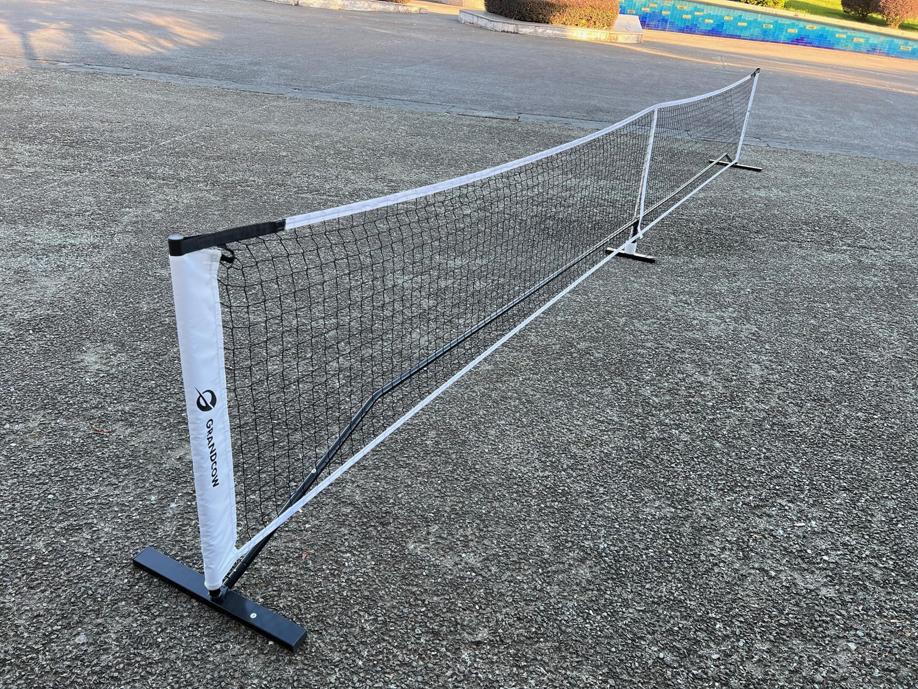 Pickleball Nets, 22 FT Regulation Size Portable Outdoor Picklenet Tennis Net with Carrying Bag for Driveway Backyards (22Ft)