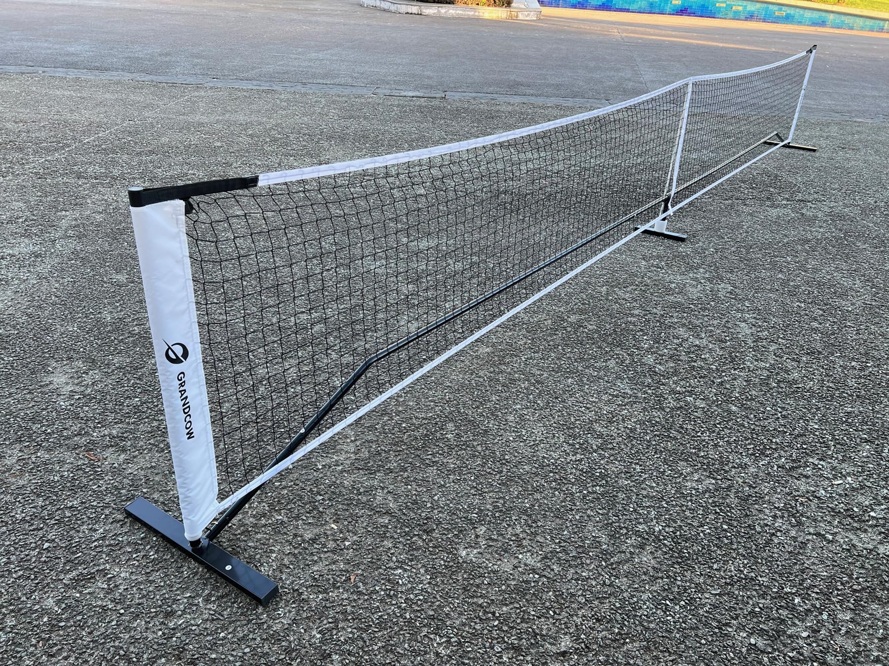 Pickleball Nets, 22 FT Regulation Size Portable Outdoor Picklenet Tennis Net with Carrying Bag for Driveway Backyards (22Ft)