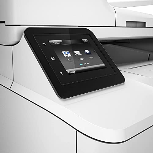 HP Monochrome Laserjet Pro MFP M227fdwL Wireless AIO Printer, 2.7" Touch Screen, Print Copy Scan Fax, 1200x1200 dpi, Up to 30ppm, Auto Duplex Printing, 35-Sheet ADF with Printer Cable