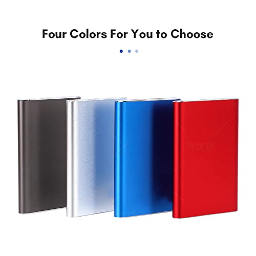 ERYUE 1TB USB3.0 High-Speed Portable Hard Disk 2.5 inch SATA Mobile Hard Drive High-Speed Transmission for PC Laptop Blue