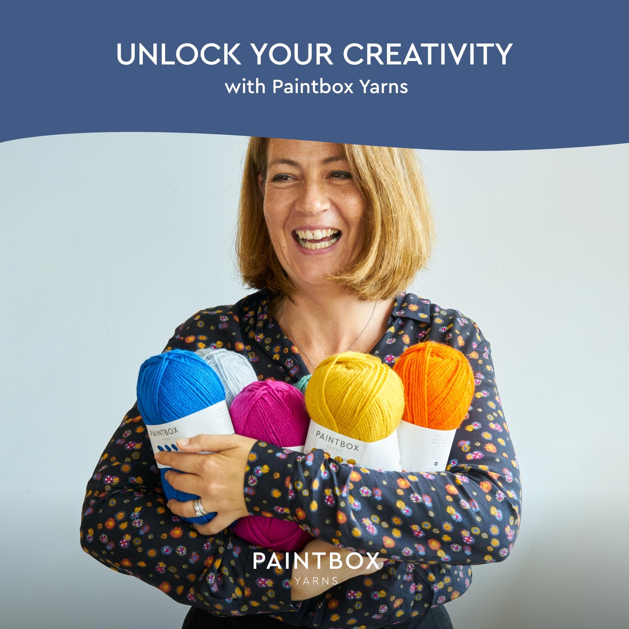 Paintbox Yarns 100% Cotton Aran Yarn 1.76oz (50g), 93 Yards (85m) - Dolphin Blue Worsted Wool for Crochet or Knitting - Soft, Lightweight for Clothes