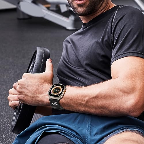 Rugged Nylon Band Compatible with Apple Watch Ultra Band 49mm 45mm 44mm 42mm,Wide Sport Loop Adjustable Wristbands Replacement Strap for Apple Watch Band iWatch Ultra Series 8/7/SE/6/5/4/3/2/1,falg