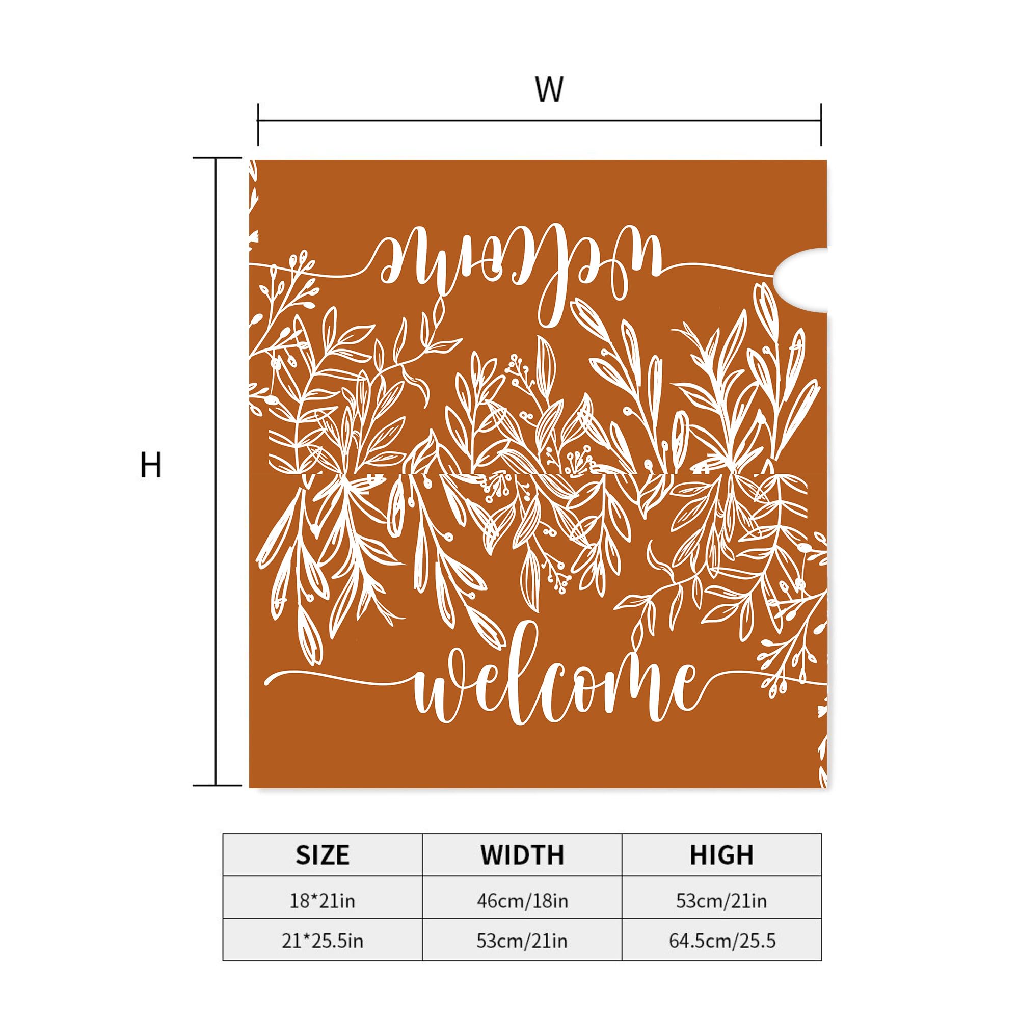 EKOREST Fall Mailbox Covers Magnetic Standard Size 18"x21",Seasonal Welcome Fall Leaves Mailbox Wraps,Autumn Thanksgiving Post Letter Box Cover for Outdoor Décor
