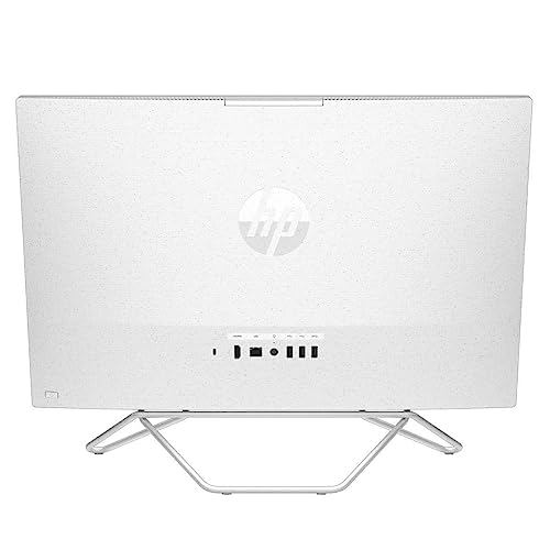 HP 24-CB100 2023 All-in-One Desktop 24 inch 10-Core 12th Intel Core i5-1235U Intel Iris Xe Graphics Graphics 64GB DDR4 4TB SSD WiFi 6E RJ45 LAN Windows 11 Pro White Wireless KB w/ONT 32GB USB