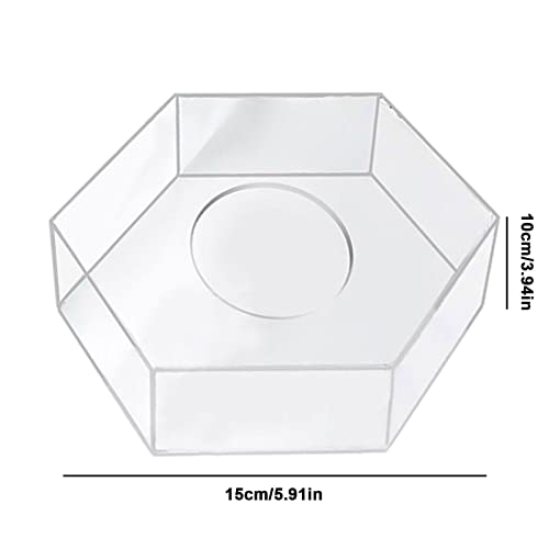 Acrylic Cake Stand, Clear Cupcake Stand Cake Holder, Cake Dessert Display Plate Serving Tray, Countertop Dessert Display Riser for Bakery Appetizer Birthday Wedding Party Baby Shower