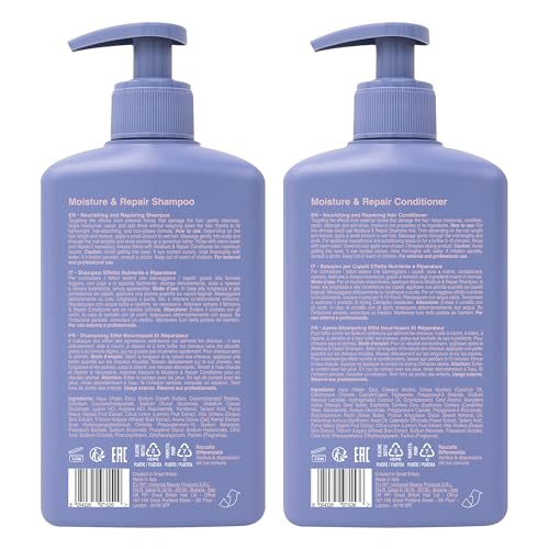 Climaplex Moisture and Repair Shampooo and Conditioner Duo - Soothing, Purifying, and Moisturizing - Adds Shine and Smooths Scalp - Contains Detangling Benefits - Suitable for All Hair Types - 2 pc