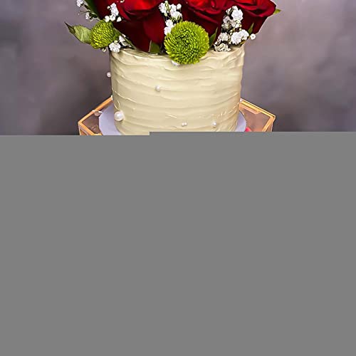 Acrylic Cake Stand, Clear Cupcake Stand Cake Holder, Cake Dessert Display Plate Serving Tray, Countertop Dessert Display Riser for Bakery Appetizer Birthday Wedding Party Baby Shower