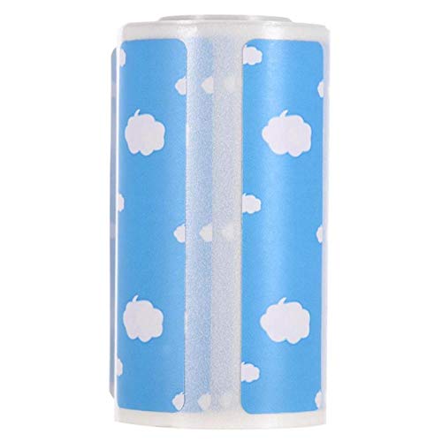 Paperang GZlanu 6 Rolls Thermal Sticker Paper Roll Clear Printing for PeriPage A6 Pocket Thermal Printer for PAPERANG P1/P2 Mini Photo Printer (PPSP3R+PPLB3R+1R),57x30mm