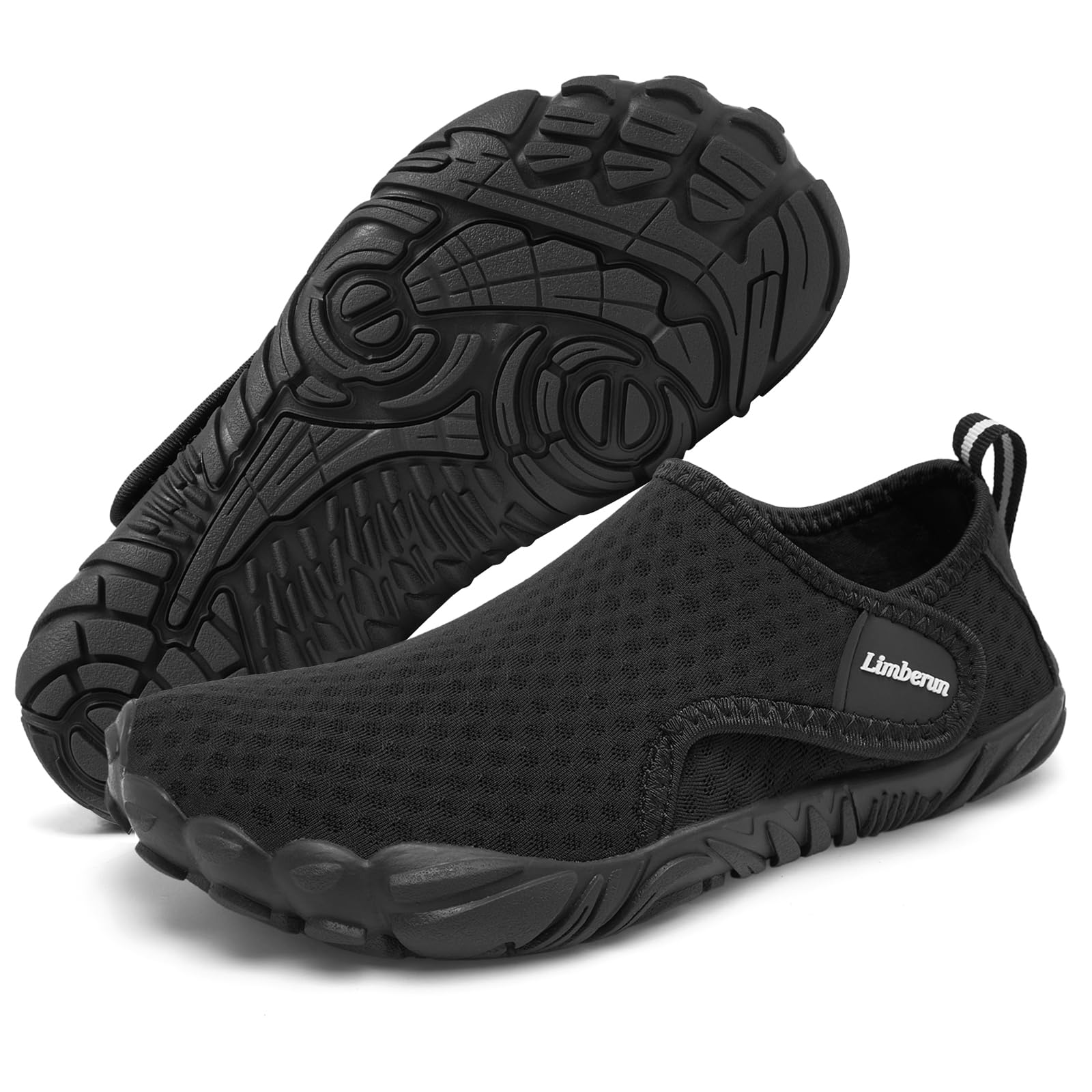 Limberun Kids Water Shoes for Girls Boys Swim Shoes Kids Beach Shoes for Kids Aqua Shoes for Kids Quick Dry Non-Slip,Youth Water Shoes Pool Shoes Comfortable Black 4